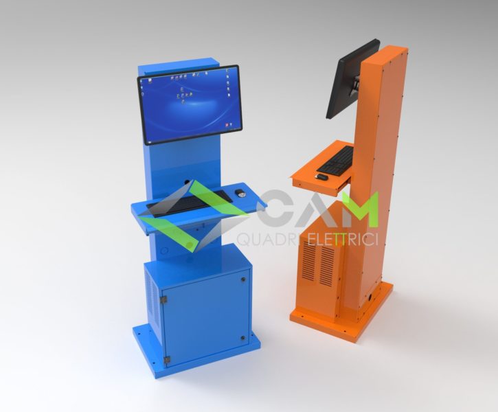 Totem per pc - CAM Arredamenti metallici e strutture per quadri elettrici